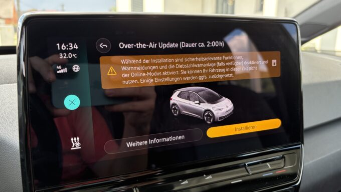 Volkswagen: Rollout der ID.Software 3.8 ist im Gange - alle Infos dazu ...